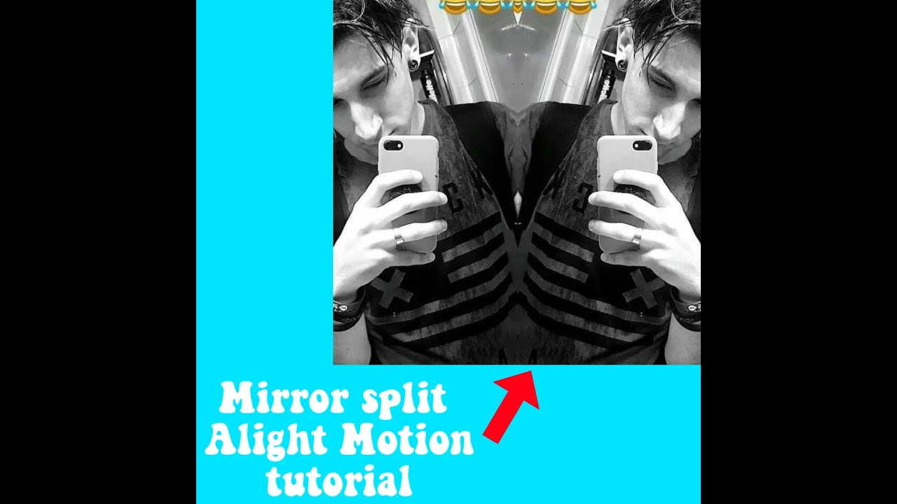 Mirror split Alight Motion tutorial! - YouTube