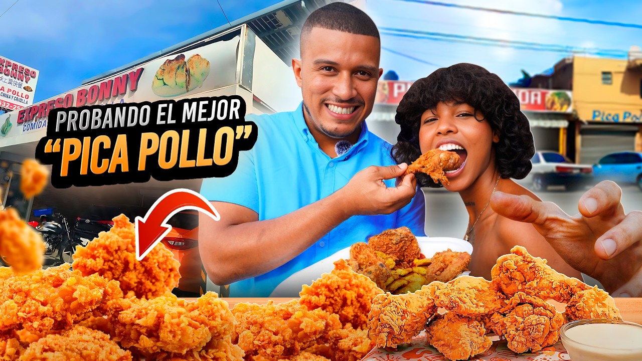 “Probé los MEJORES Pica Pollo de República Dominicana 🍗🔥 con una ...