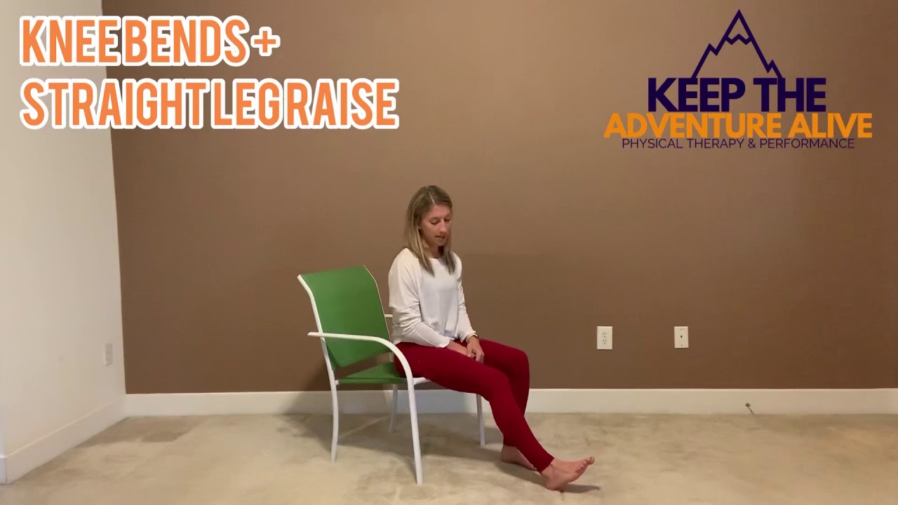 Knee bends and straight leg raise with Keep the Adventure Alive - YouTube