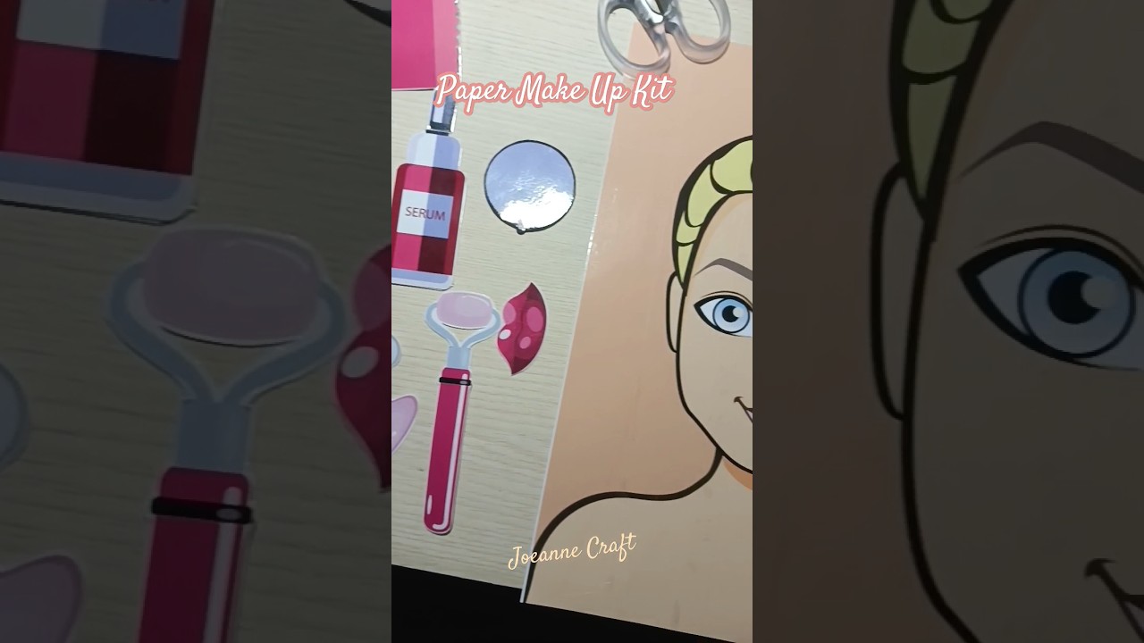 Paper Make-Up kit #paperdoll - YouTube