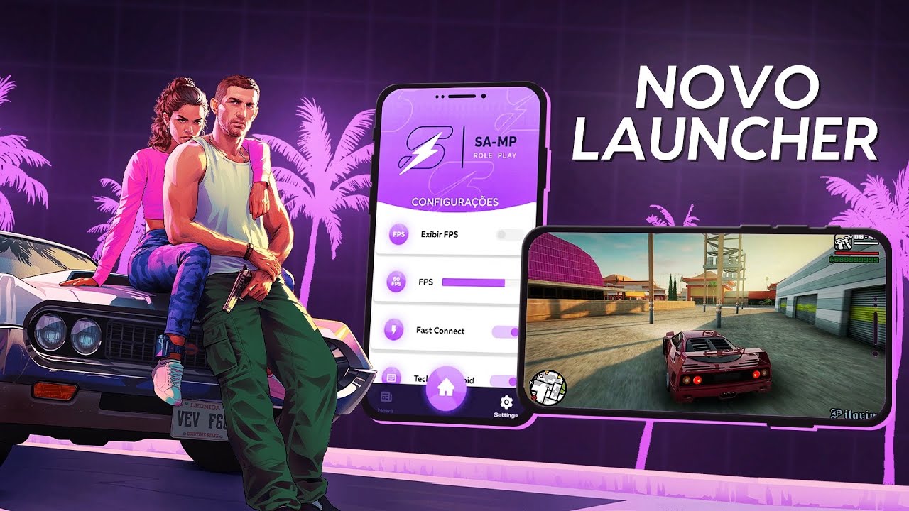 LANÇOU! O MELHOR LAUNCHER DE SAMP MOBILE EM 2025 - GTA SAMP ANDROID/PC ...