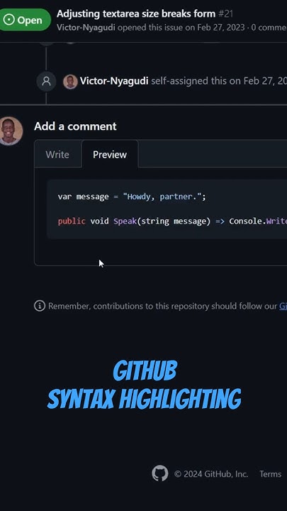Language-Specific Code Blocks on GitHub for Better Syntax Highlighting - YouTube