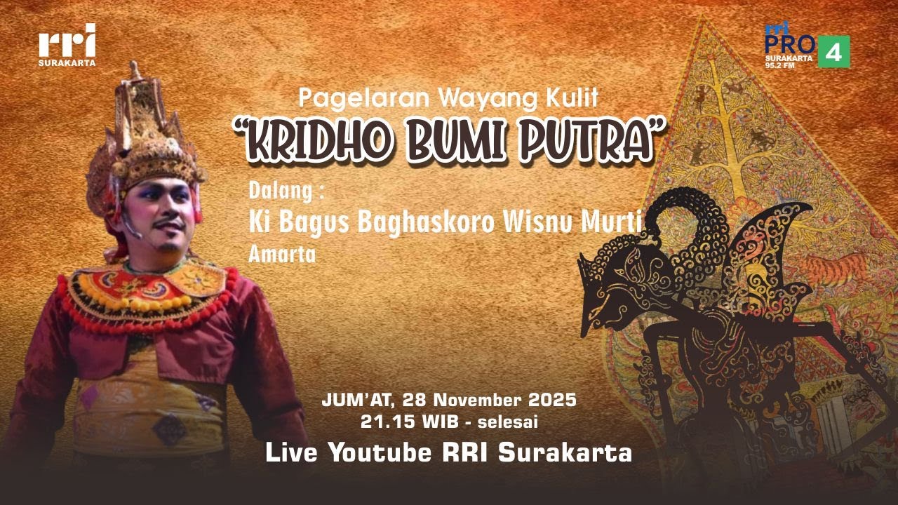 KRIDHA BUMI PUTRA || Wayang Kulit RRI Surakarta - YouTube
