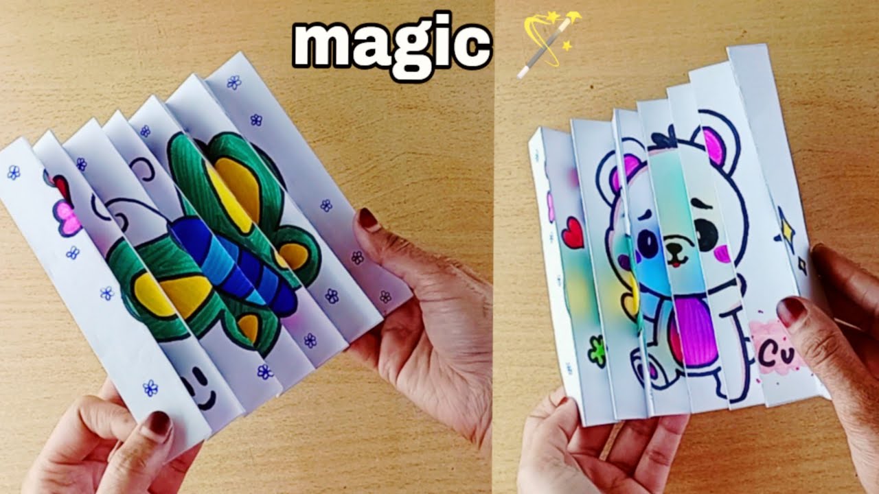 Easy paper craft / magic craft idea - YouTube