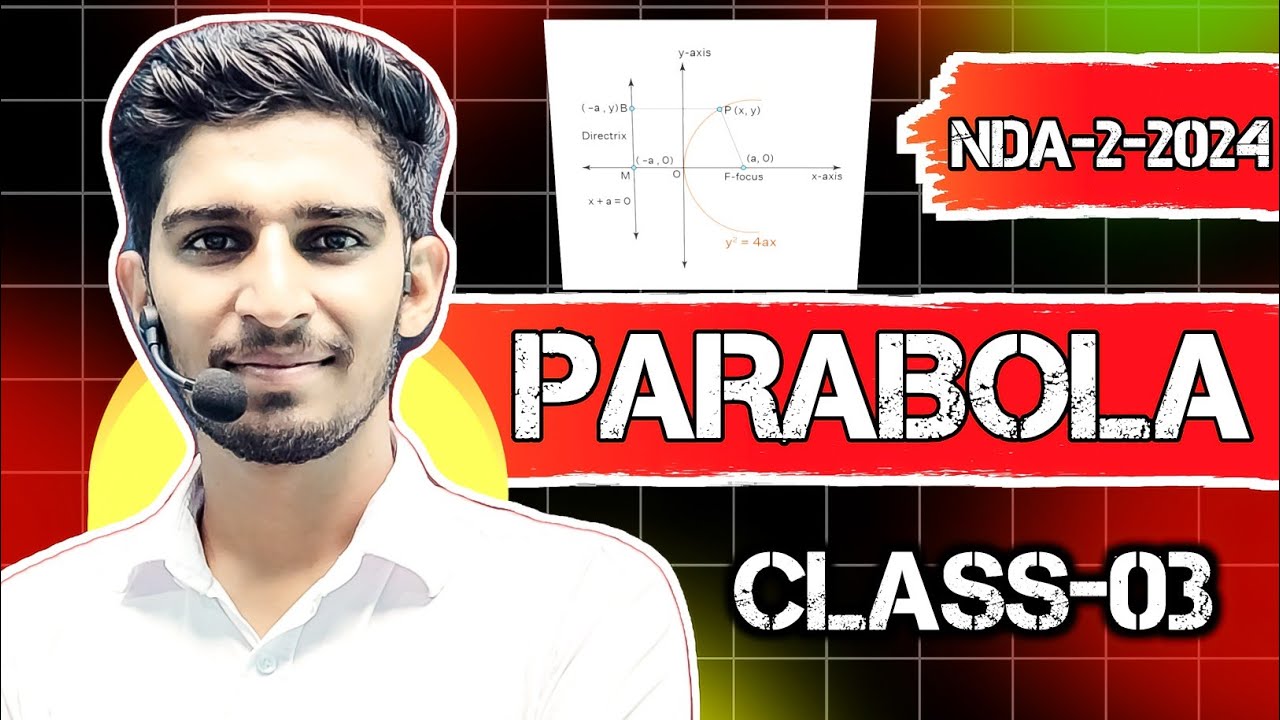 PARABOLA || CLASS-03 || NDA-2-2024 | NDA maths classes | PARABOLA by PARAMJEET sir - YouTube