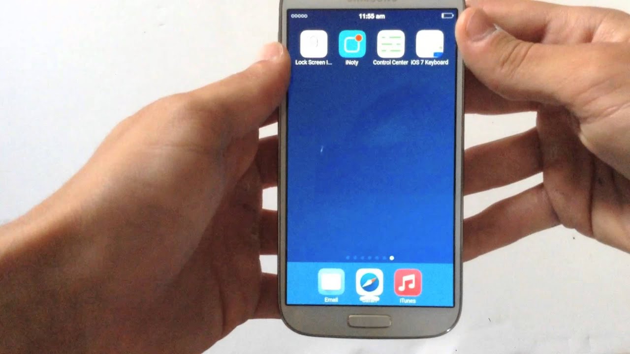 How to make android look and feel like iOS 9 (WORKING) - YouTube