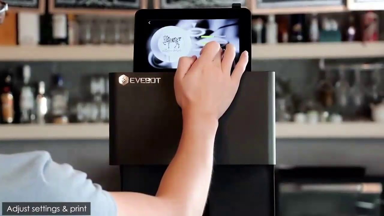 Coffee Printer, Beer printer, Latte Art Machine from Evebot Fantasia ...