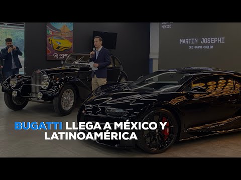 Bugatti llega a México y expone una joya de la marca - YouTube