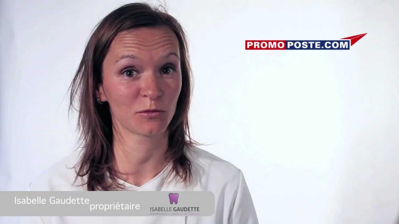 PromoPoste.com témoignage Isabelle Gaudette Denturologiste - YouTube