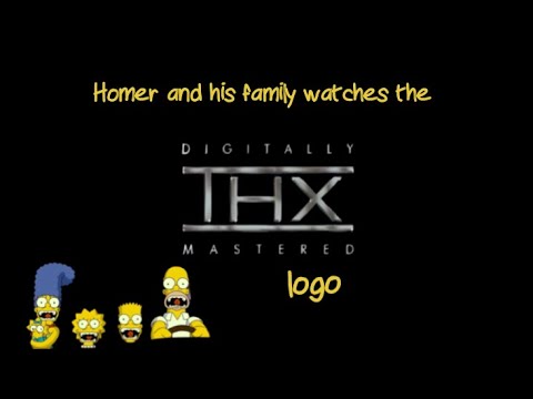 Homer Simpson and his family watches the THX logo - YouTube
