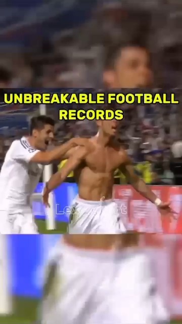 Unbreakable football records #football #shorts#footballedits #edit ...