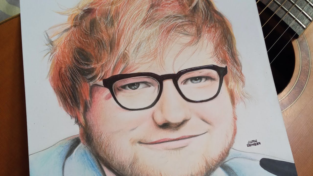 Drawing Ed Sheeran using Faber Castell Classic Color Pencil (with some ...