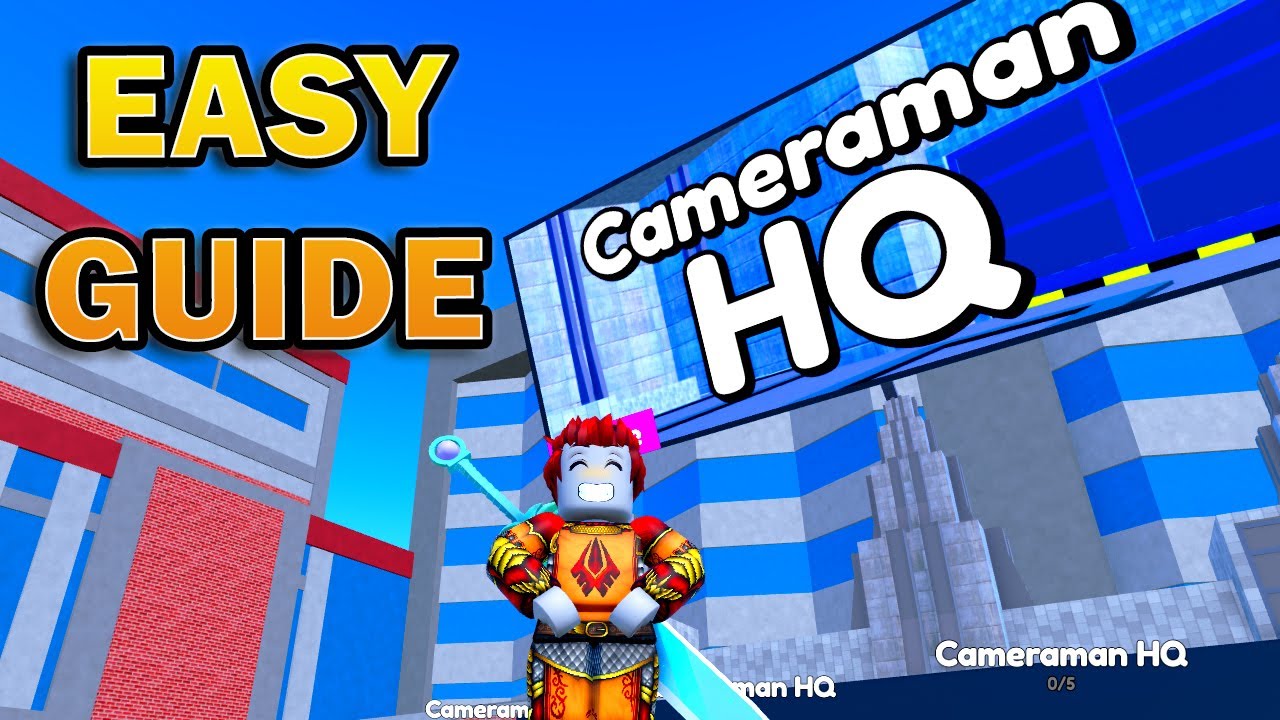 Easy Setup for Cameraman HQ in Toilet Tower Defense - YouTube