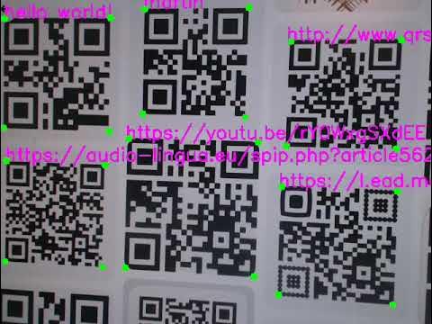 Realtime QR code detection & recognition - YouTube