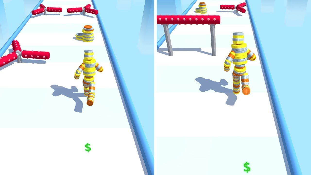 Coin Man All Android IOS Levels walkthrough Gameplay lvl 1-2 - YouTube