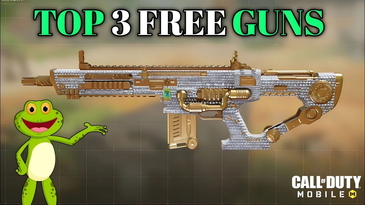 TOP 3 Best FREE Guns SKIN in COD Mobile! - YouTube