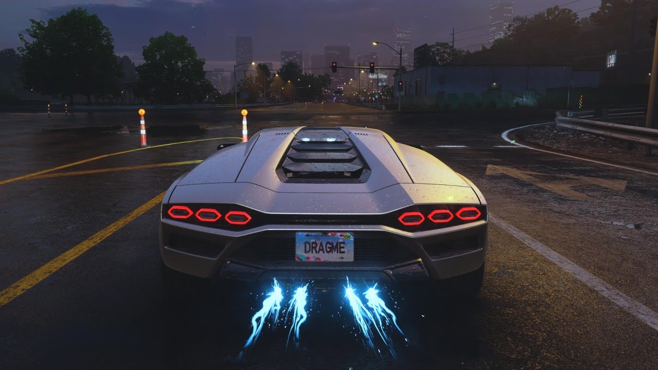 NFS Unbound - Twin Turbo Lamborghini Countach Night Drive! - YouTube