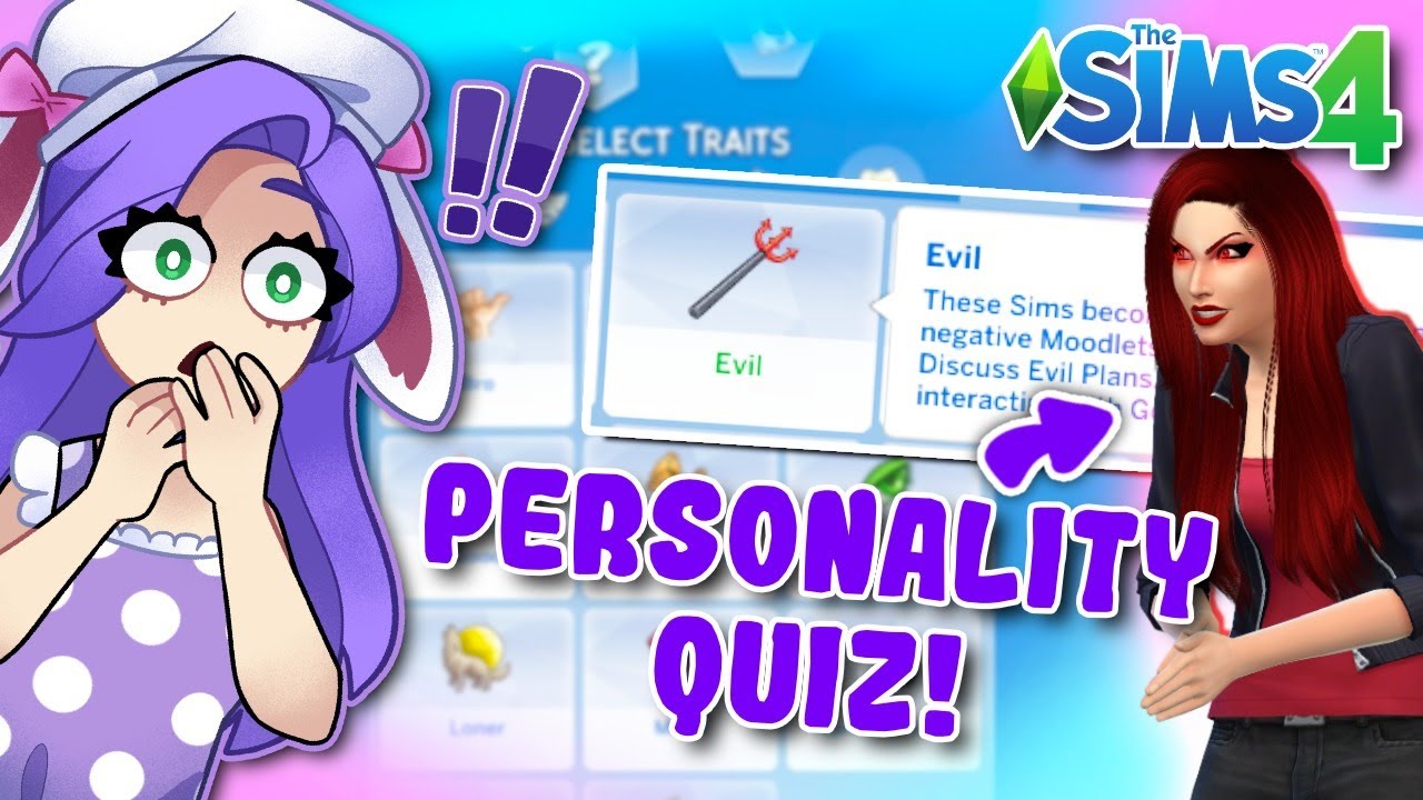 The PERSONALITY Quiz Creates MY SIM! (Sims 4) - YouTube