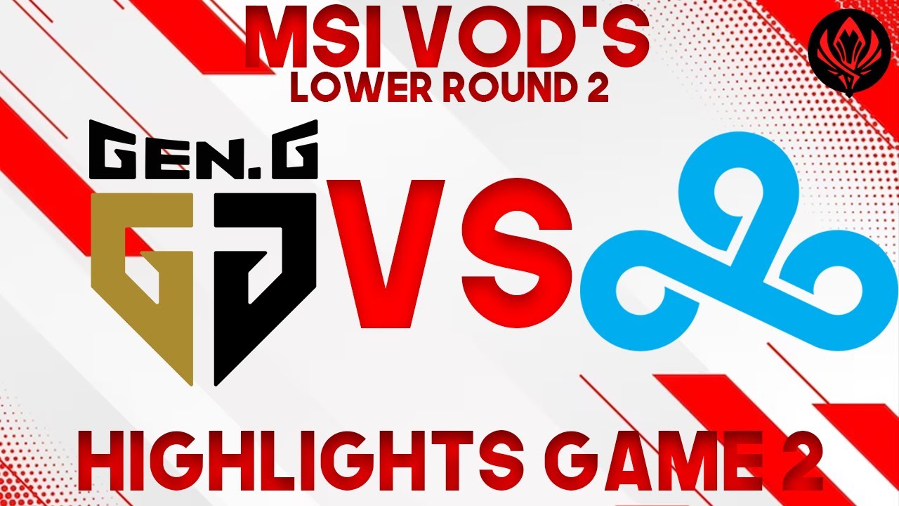 GEN vs C9 highlights DAY 8 MSI 2023 GEN G Esports v Cloud 9 GAME 2 2023 - YouTube