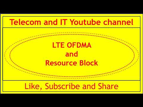 LTE PRB, RE, Guard Band, OFDMA, SC-FDMA, SLOT, FRAME, SC - YouTube