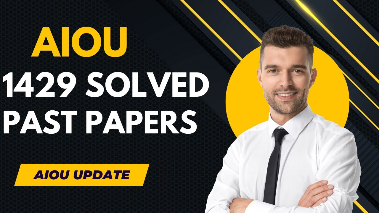 AIOU Past papers|1429 Business Maths Solved Guess |1429 guess paper 100 ...