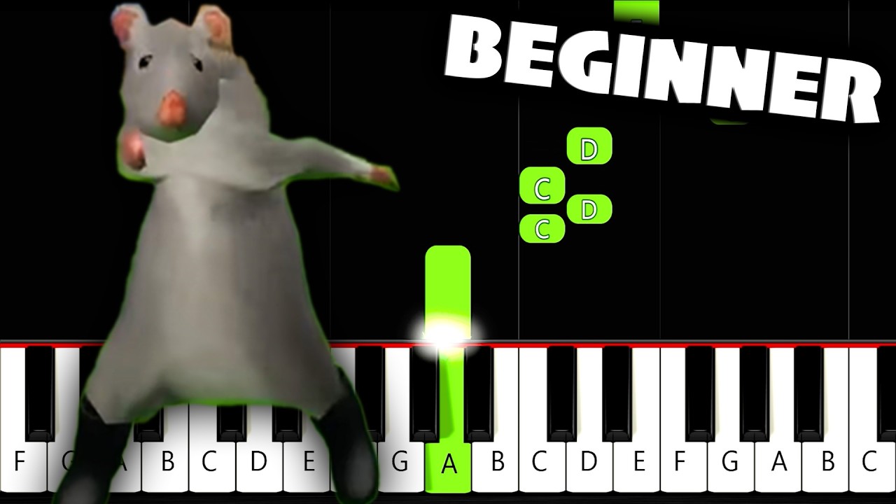 Dancing Rat Meme - BEGINNER Piano Tutorial - YouTube