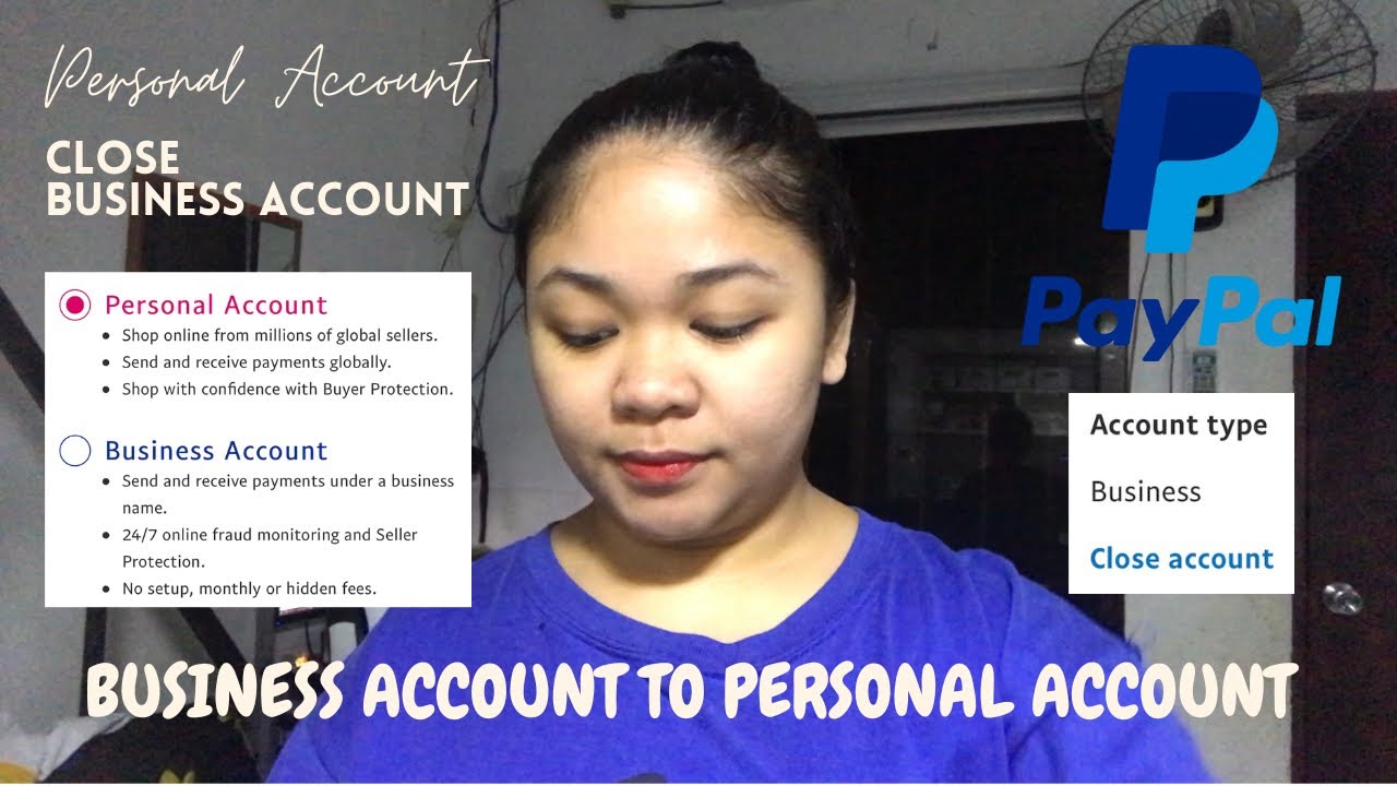 How to change Paypal Business account to Personal account 2023 ...