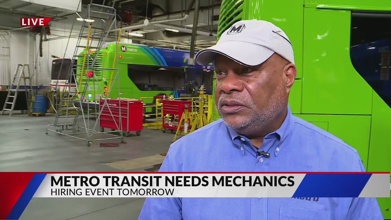 Metro Transit Needs Mechanics - YouTube
