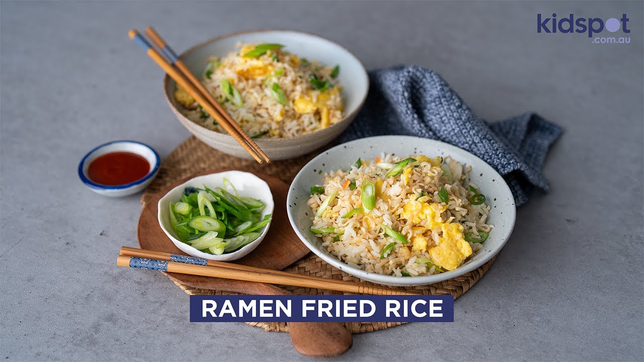 Ramen fried rice | Family Dinner Recipes | Kidspot - YouTube