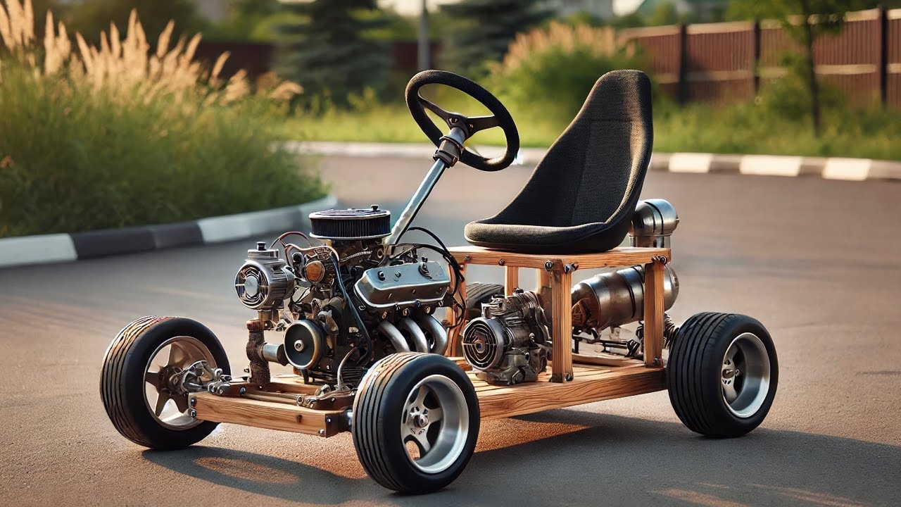 I Built My Own Super Fast Go Kart - YouTube