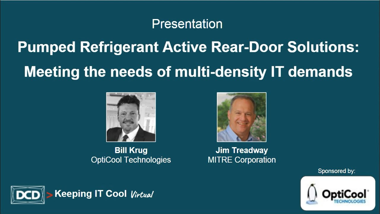 Bill Krug and Jim Treadway speak at Data Center Dynamics 2020: Keeping ...