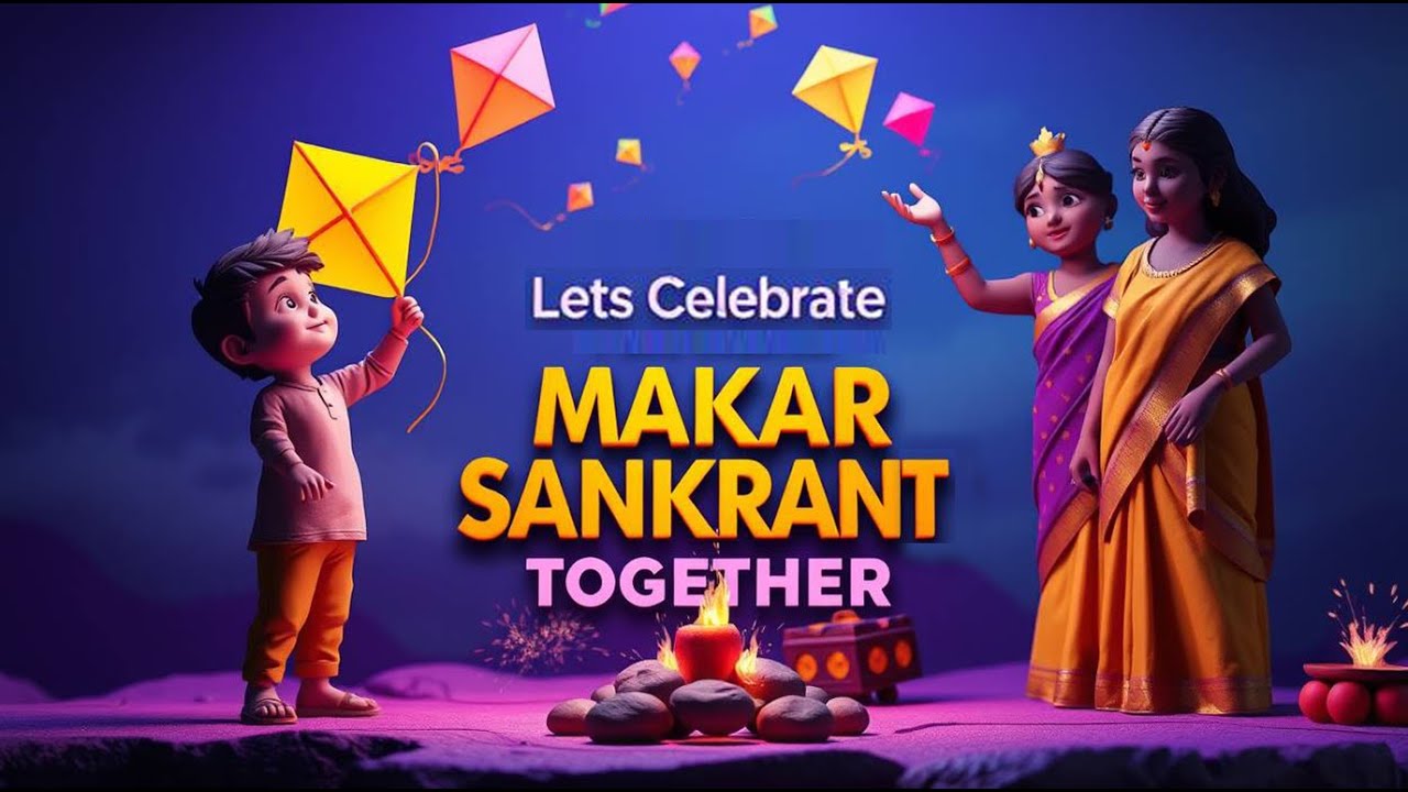 Makar Sankranti Song for Kids 2025 | Makar Sankranti Celebration - YouTube