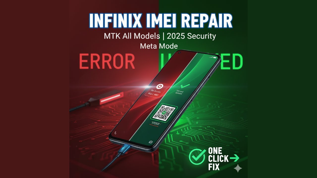 Infinix Mtk All Models Imei Repair In Meta Mode latest 2025 Security ...