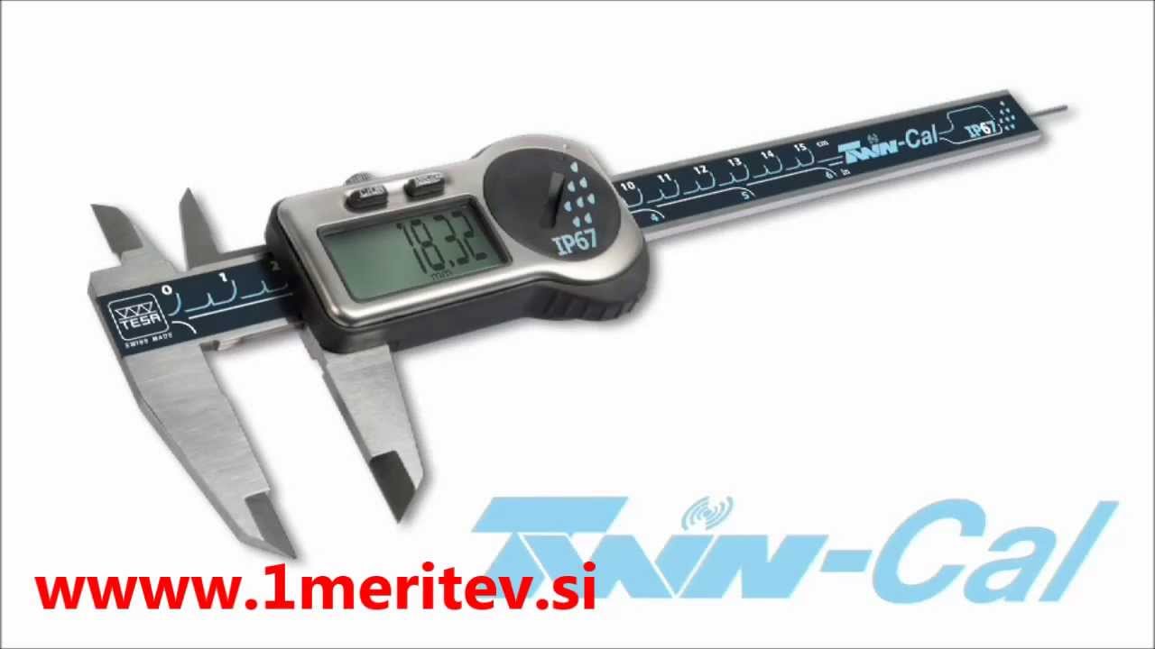 Pomicno merilo TESA www.1meritev.si - YouTube