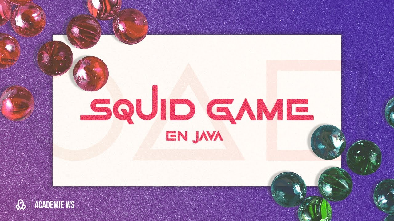 Je code le jeu Squid Game en Java (attention spoil) - YouTube