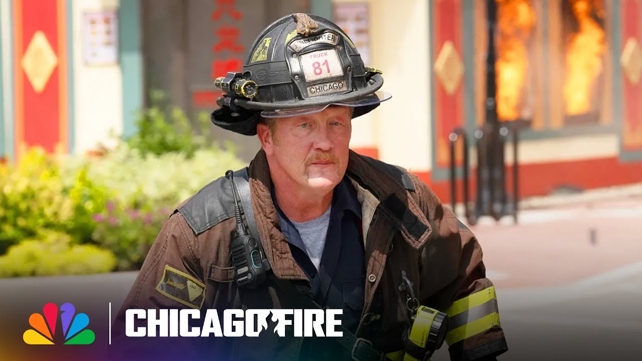 Ritter Gets Thrown Out a Window of a Burning Building | Chicago Fire ...