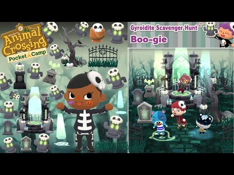 BOO-gie👻💚💀《Scavenger Hunt🔎》Animal Crossing Pocket Camp - YouTube