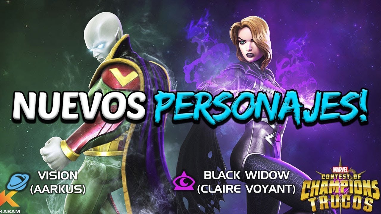 Vision AARKUS y Black Widow CLAIRE VOYANT | HABILIDADES | Nuevos ...