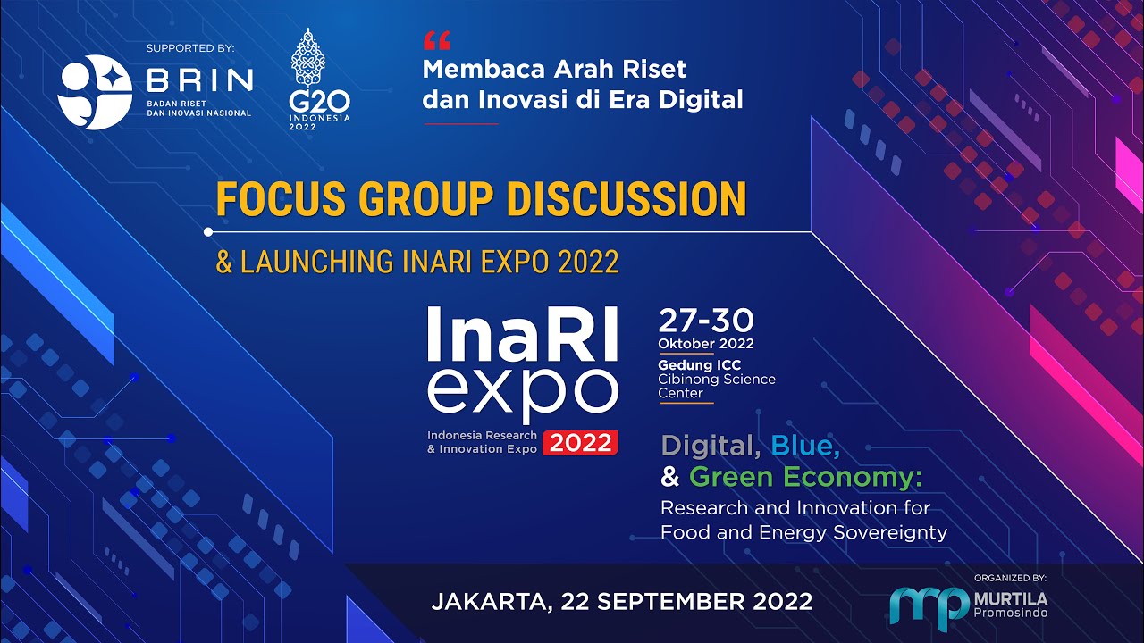 Focus Group Discussion & Launching INARI EXPO 2022 - YouTube