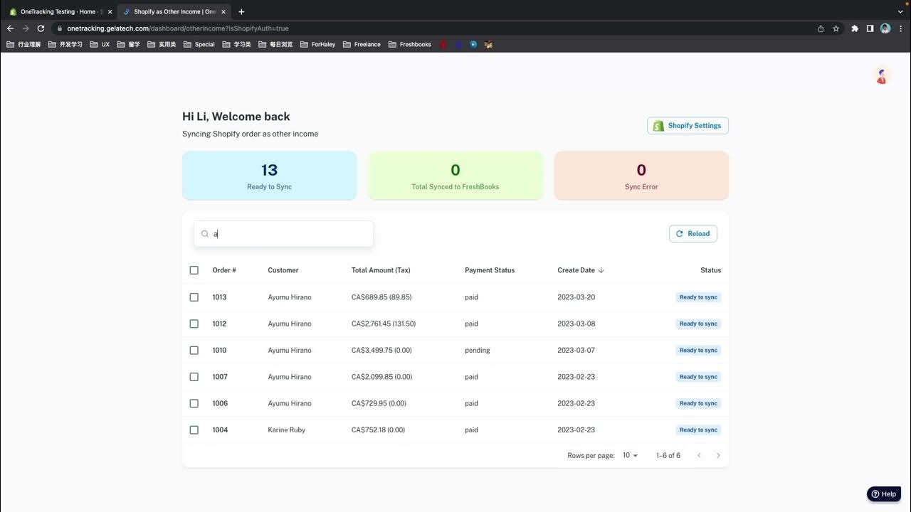 FreshBooks - Shopify App Walkthrough - YouTube