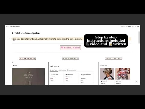 Short Overview of the Total Life Game System - YouTube