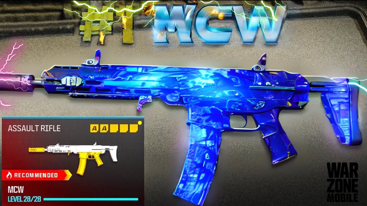 #1 AR in Warzone Mobile ( Best MCW Loadout ) - YouTube