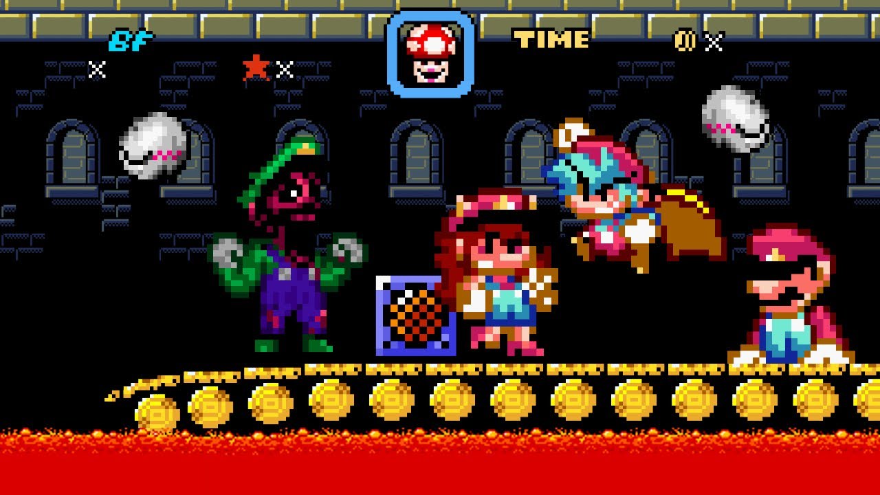 FNF | Vs Mario Madness V2 SMW Style - (I HATE YOU And OH GOD NO) | Mods ...