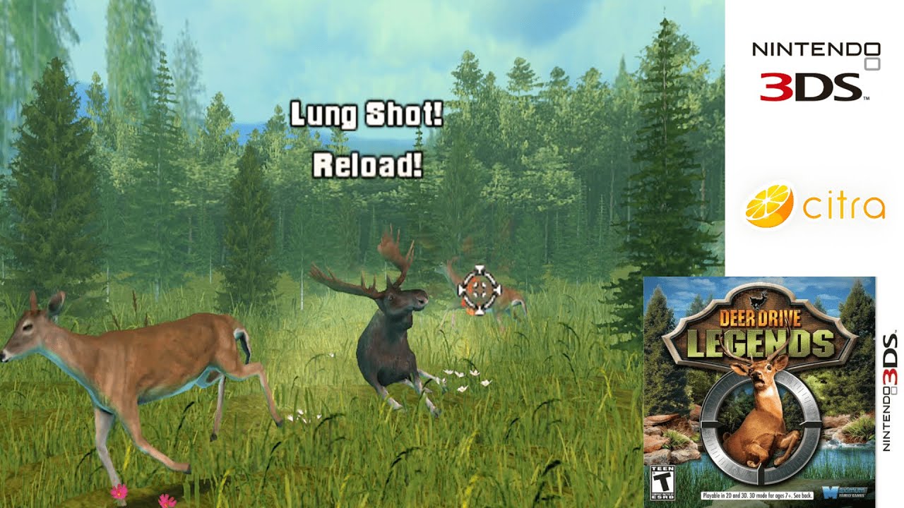 Deer Drive Legends (2012) Nintendo 3DS Gameplay in HD (Citra) - YouTube