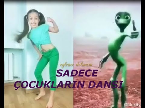 En yeni yeşil uzaylı akımı dabala dabala | Sadece Çocukların Dansı | Yeni trend yeni akım!