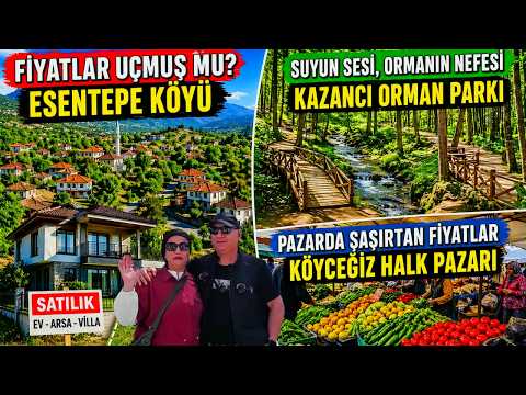 Esentepe Köyü 2026 | Ev & Arsa Fiyatları + Kazancı Orman Parkı + Köyceğiz Halk Pazarı Fiyatları