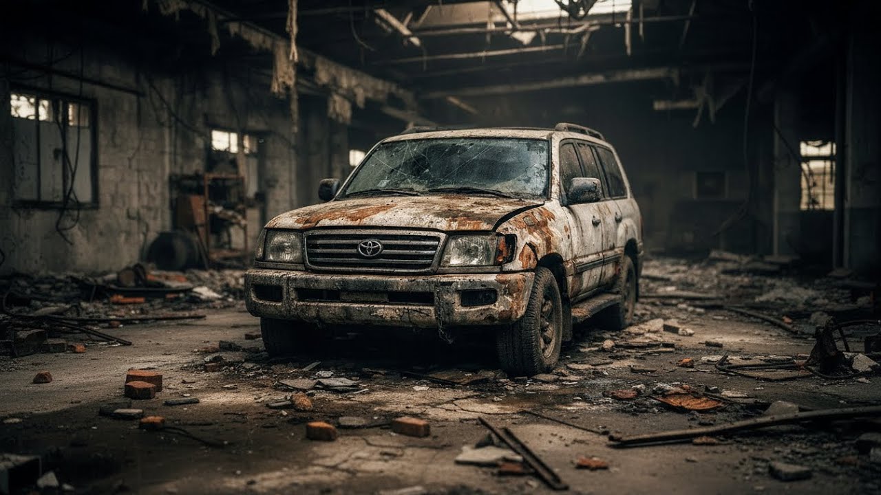 ASMR Car Restoration! Full Restoration White Toyota Land Cruiser 2000 ...