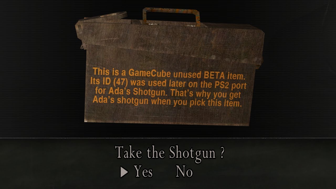Resident Evil 4 - Getting Ada's Shotgun Using Out of Bounds Glitch ...