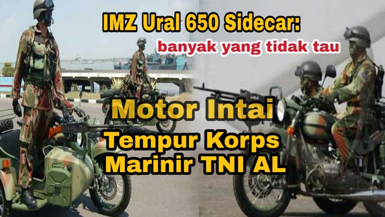 Ini Dia! Sepeda Motor Intai Tempur Korps Marinir TNI AL - YouTube