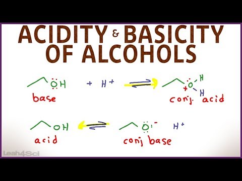 Acidity and Basicity of Alcohols
